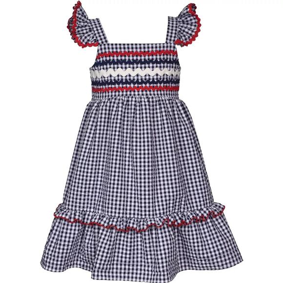 Bonnie Jean | Dresses | Bonnie Jean Girls Seersucker Sundress Blue ...